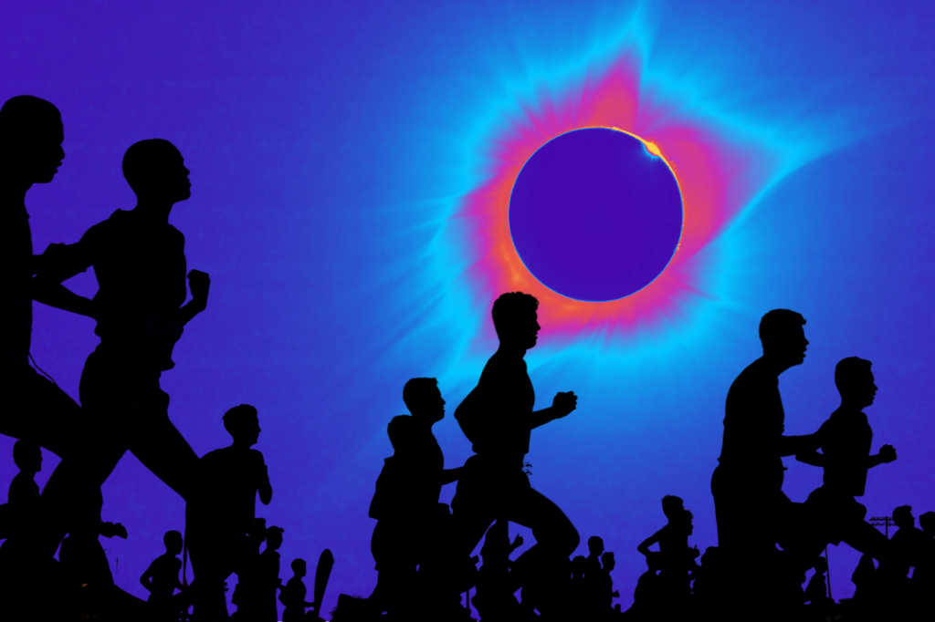 Watch the 2024 Total Solar Eclipse at These Running Races