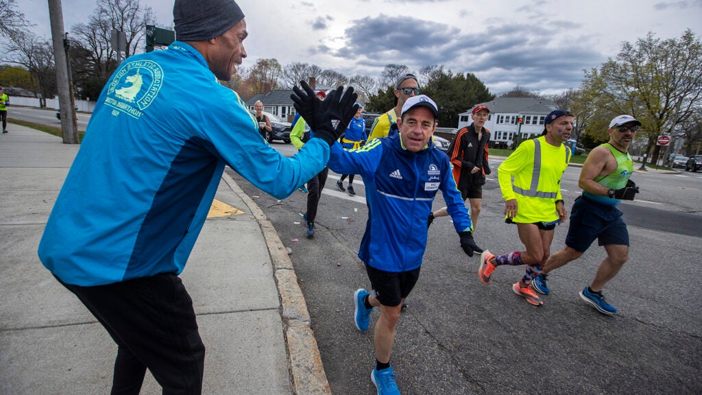 Dave McGillivray and Finishes His Boston Marathon Streak
