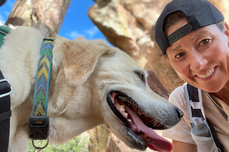 Trail running with dogs