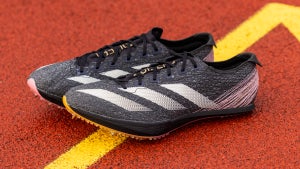 Here are the Orange Track Spikes of the Paris Olympics