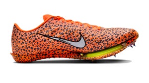 Here are the Orange Track Spikes of the Paris Olympics