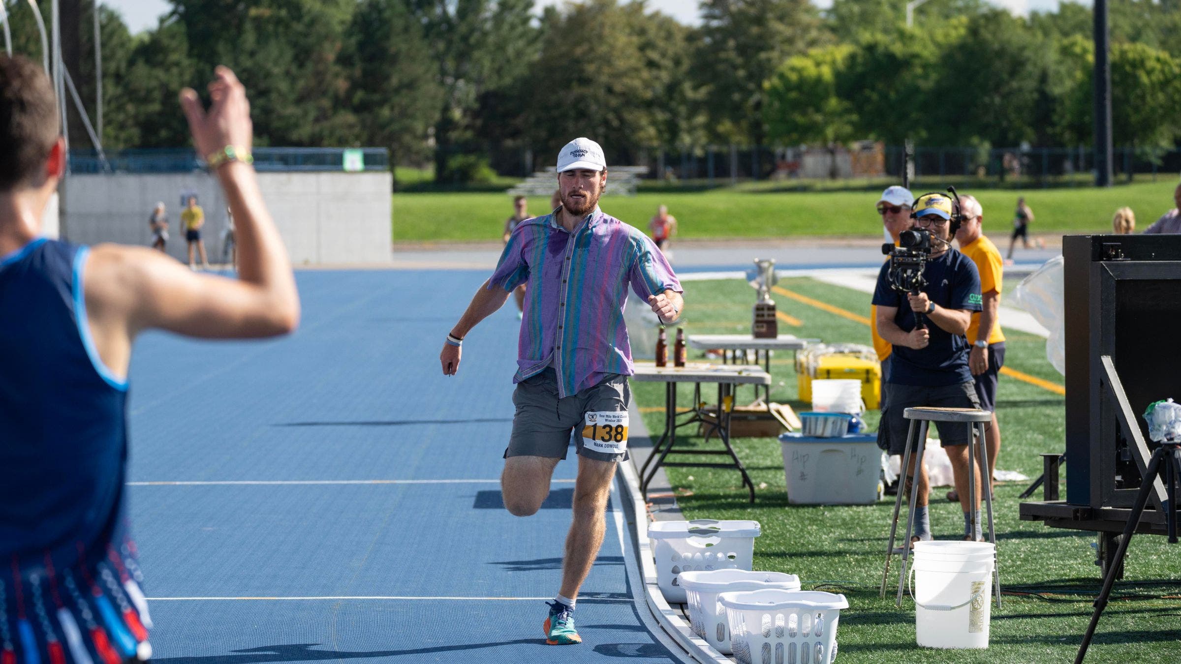 The Man Who Ran 456 Miles to the Beer Mile World Classic