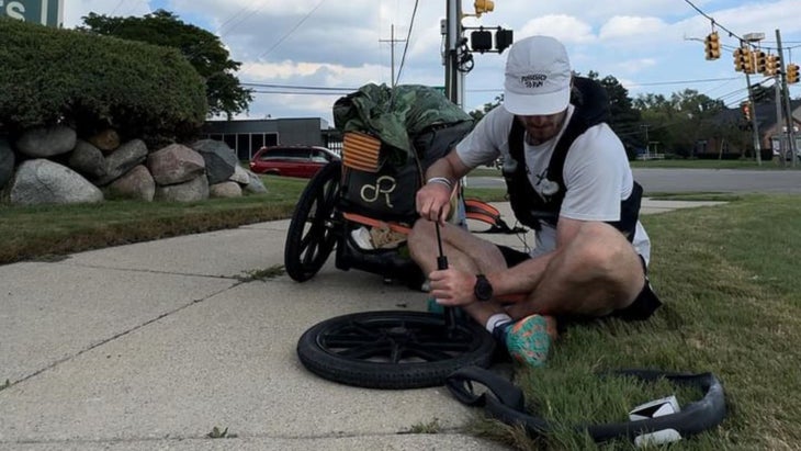 The Man Who Ran 456 Miles to the Beer Mile World Classic