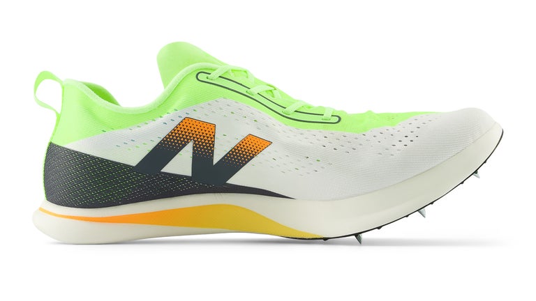 Here are the Orange Track Spikes of the Paris Olympics
