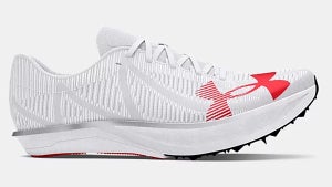 Here are the Orange Track Spikes of the Paris Olympics
