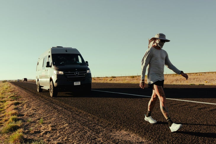 Matt Johnson fueled on donuts in his run across Texas for veterans