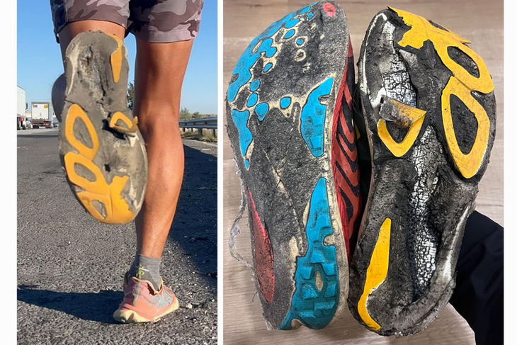 He quit his corporate job to begin a 60,000-mile Trans Atlas Run