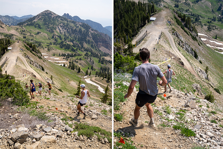He fell 200 feet in a mountain running race and lived to tell the tale.